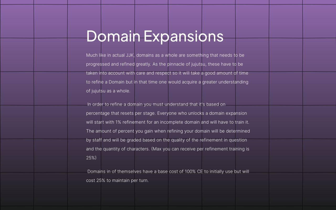 Domain expansions gude